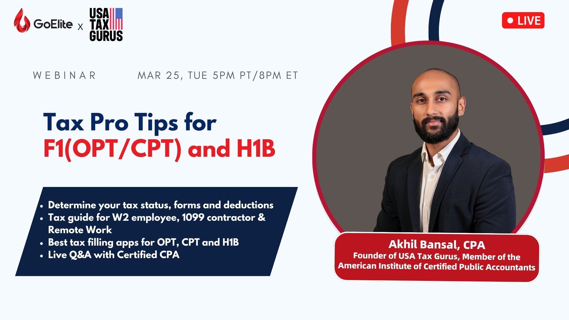 US Taxes for International Students on F1 and H1B